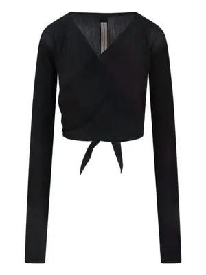 Rick Owens Ribbed Cardigan - Black