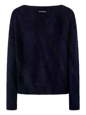 Pinko Ribbed Knit Sweater - Blue