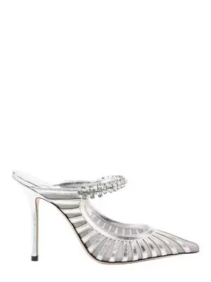 JIMMY CHOO - 100mm Bing Crystal-Embellished Mules