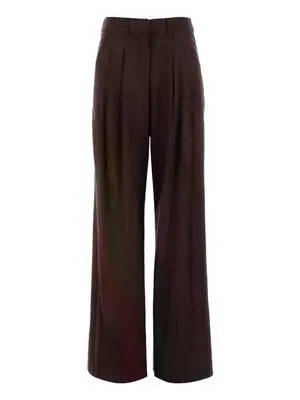 PT TORINO Pleated Trousers - Red