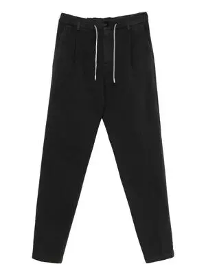 Eleventy Drawstring Trousers - Black