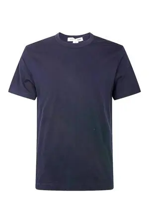 Comme Des Garçons Back-logo Cotton T-shirt - Blue