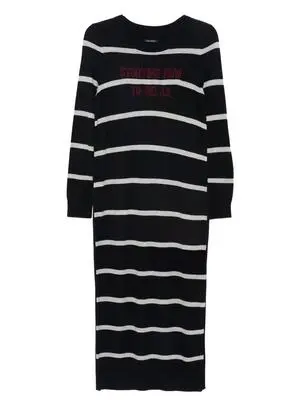 Marc O'polo Stripe-pattern Midi Dress - Blue