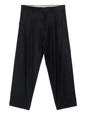 COSTUMEIN Pleated Wool Trousers - Blue