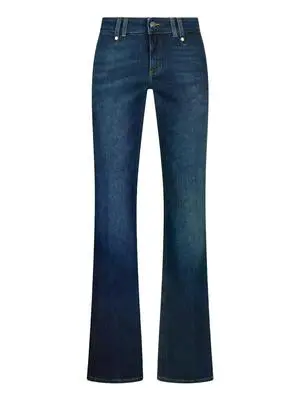 LIU JO Logo-Patch Bootcut Jeans