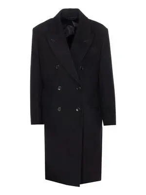 TOM FORD Double-breasted Coat - Black