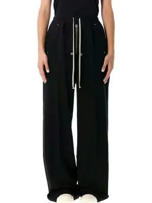 Rick Owens Drawstring Zip Trousers - Black