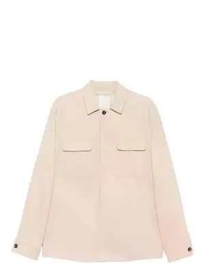 Eleventy Buttoned Flap-pocket Jacket - Neutrals