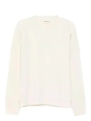 MORDECAI Panelled Wool Sweater - Neutrals