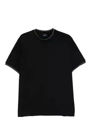 Paul Smith Multi-stripe Trim T-shirt - Black