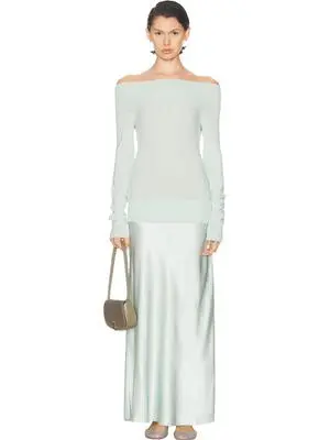 CHRISTOPHER ESBER Shoulderless Cashmere Monument Dress