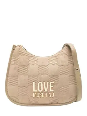 Moschino Quilted Shoulder Bag - Neutrals
