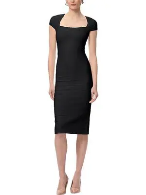 Herve Leger Josie Bandage Midi Dress - Black