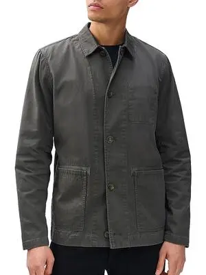 Rag & Bone Evan Twill Chore Jacket - Dark Shadow