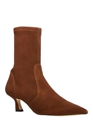 STUART WEITZMAN Vinnie Booties - Deep Coffee