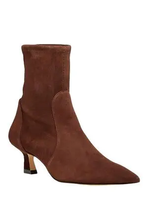 STUART WEITZMAN Vinnie Booties - Walnut