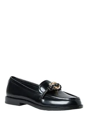 LOEFFLER RANDALL Roma Loafer Flats - Black