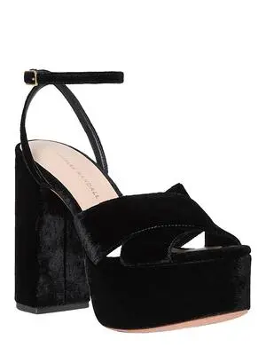 LOEFFLER RANDALL Loretta Platform Sandals - Black