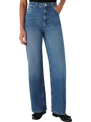 Whistles Straight Full Length Jeans - Denim