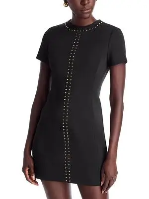 Michael Kors Studded Mini Dress - Black