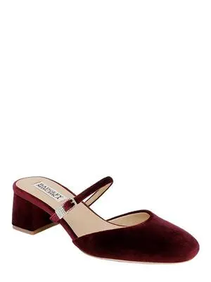 Badgley Mischka Valarie Pumps Wine Velvet