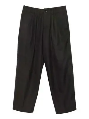 NINE:INTHE:MORNING Pleated Trousers - Brown