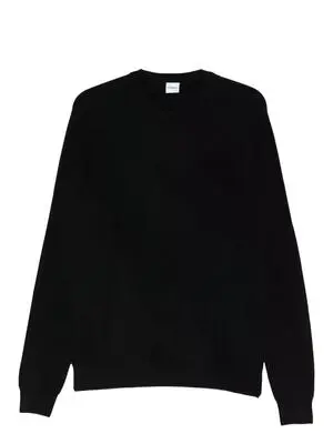 Aspesi Ribbed Crew-neck Sweater - Black