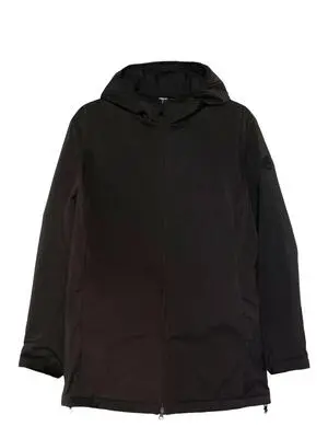 COLMAR Hooded Zip-front Coat - Black