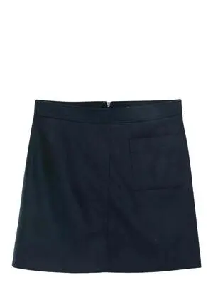 Marc O'polo Mini Skirt With Pocket Detail - Blue