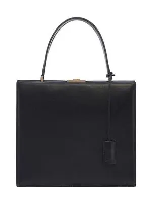 TOM FORD Grained Leather Top Handle Bag - 1n001 Black