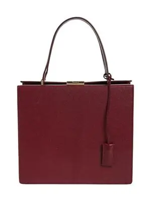 TOM FORD Grained Leather Top Handle Bag