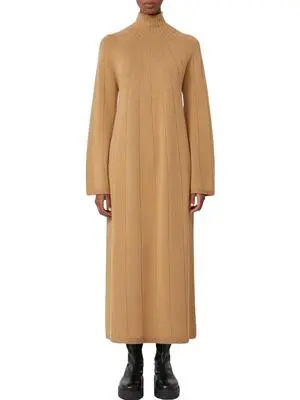 MM BY MAX MARA Cile Long Sleeve Wool Dress