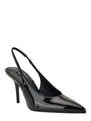 Nine West Palomma Slingback Pointed Toe Pump Black
