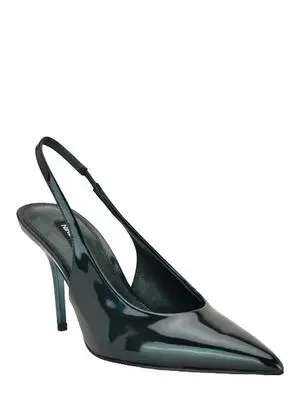 Nine West Palomma Slingback Pointed Toe Pump Medium Blue