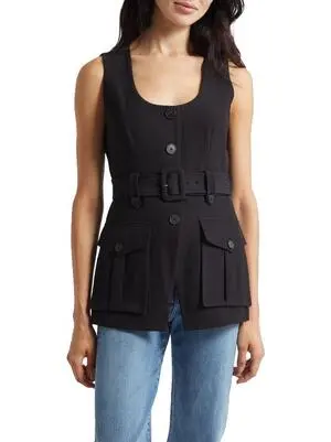Veronica Beard Becker Vest - Black