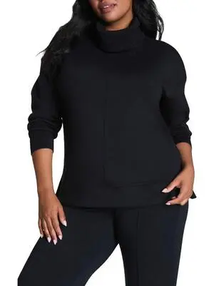 Spanx Air Essentials Tunic Sweatshirt Very Black
