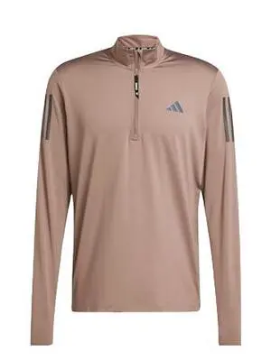 Adidas Own The Run Half-zip - Trace Brown