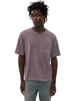 CORRIDOR Garment Dyed Tee - Grey