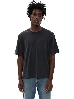 CORRIDOR Garment Dyed Tee - Black