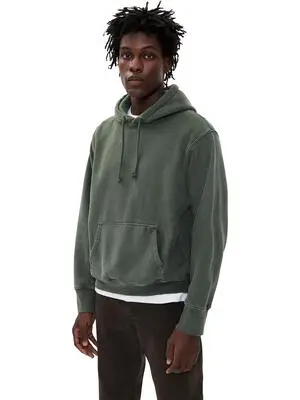 ASHER Jaxon Hooded Pullover - Military Green