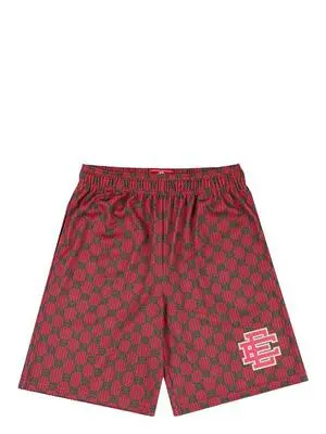 ERIC EMANUEL EE Print Baggy Short Red Ee Print