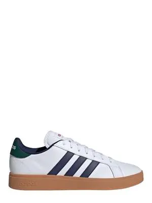 Adidas Grand Court Base 2.0 Sneakers - Cloud White/dark Blue/collegiate Green