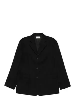 THE ROW Caelum Three-button Patch-pocket Jacket - Black