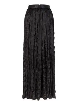HEIRLOME Emma Pleated Maxi Skirt - Black