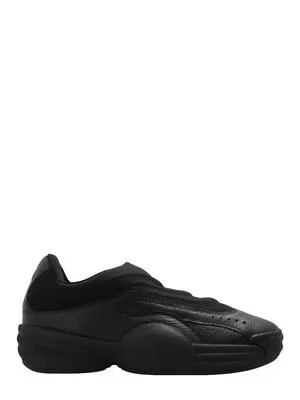 Alexander Wang Hammered Leather Slip-on Sneakers - Black