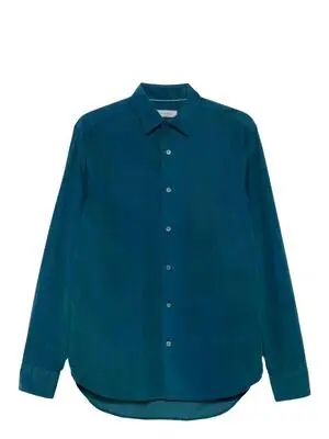 Canali Long-sleeve Cotton Shirt - Blue