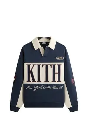 Kith Nelson Panelled Rugby Shirt - Nocturnal