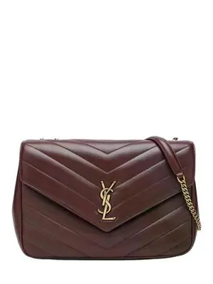 Saint Laurent Loulou Large Shoulder Bag - Red