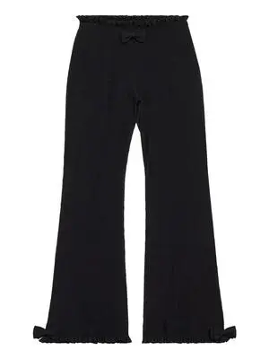 Balenciaga Flared Capri Pants - Black