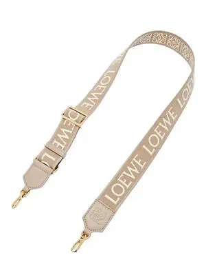 Loewe Anagram Logo-print Bag Strap - Sand